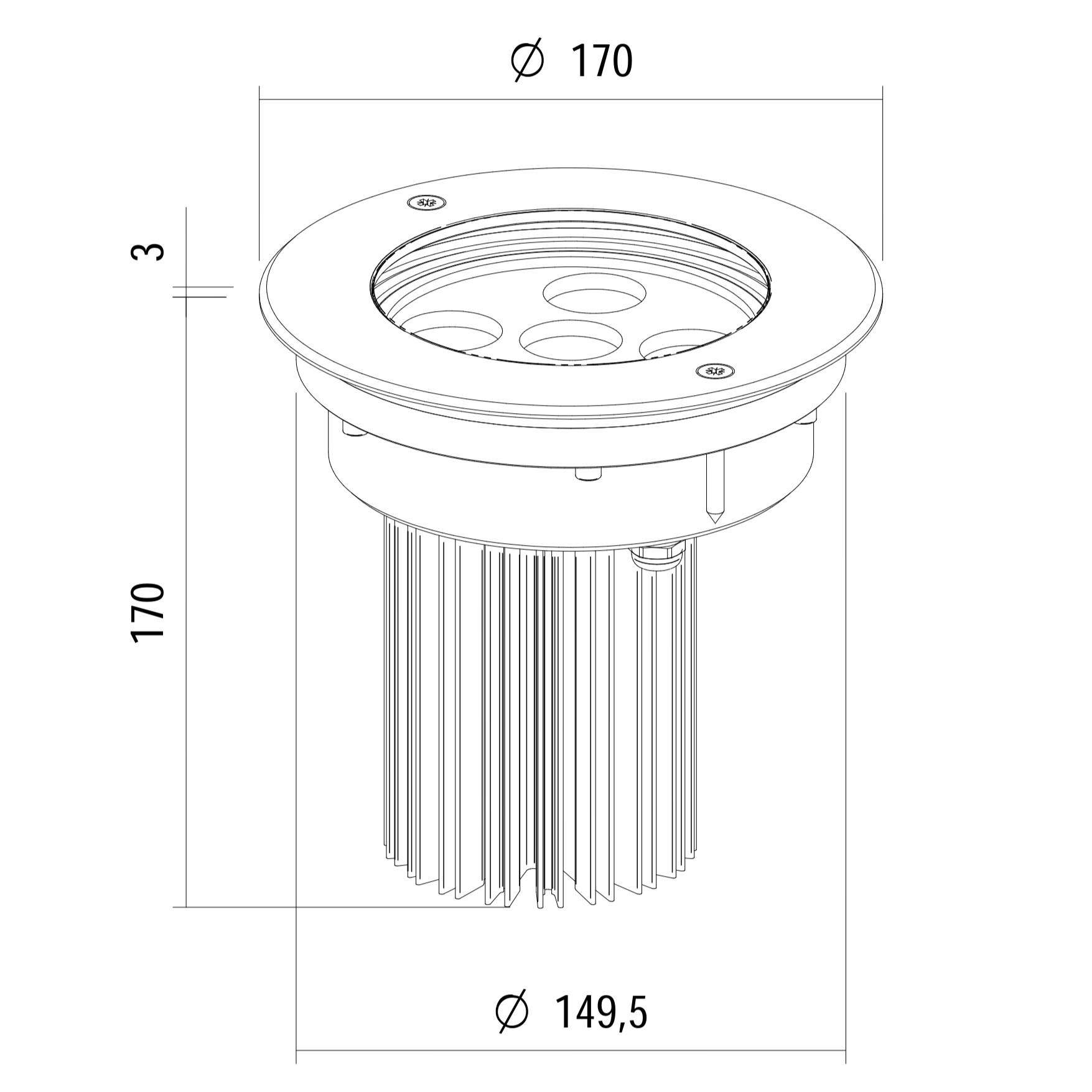 NISO RECESSED XL | LLD Light